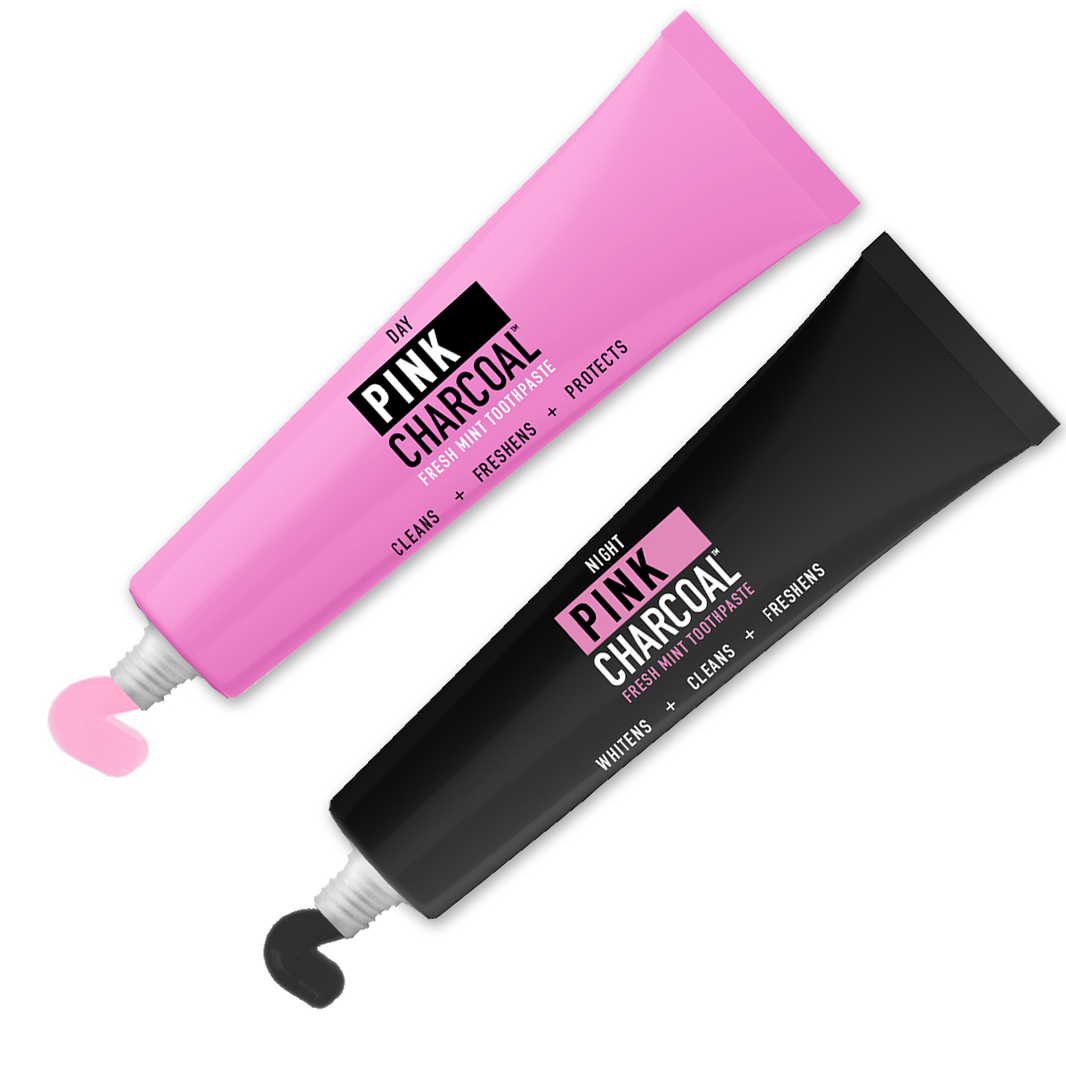 Pink Charcoal | All Natural Teeth Whitener